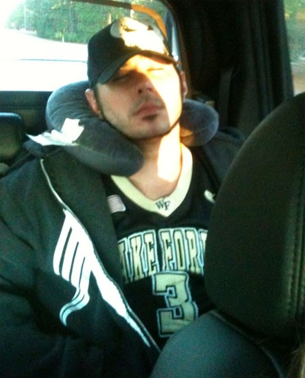 PHOTOS: WWE Stars Sleeping In Cars On The Road - Wrestlezone