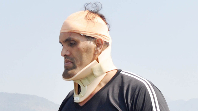 Exclusive Photo Gallery of The Great Khali's In-Ring Injury, Being ...