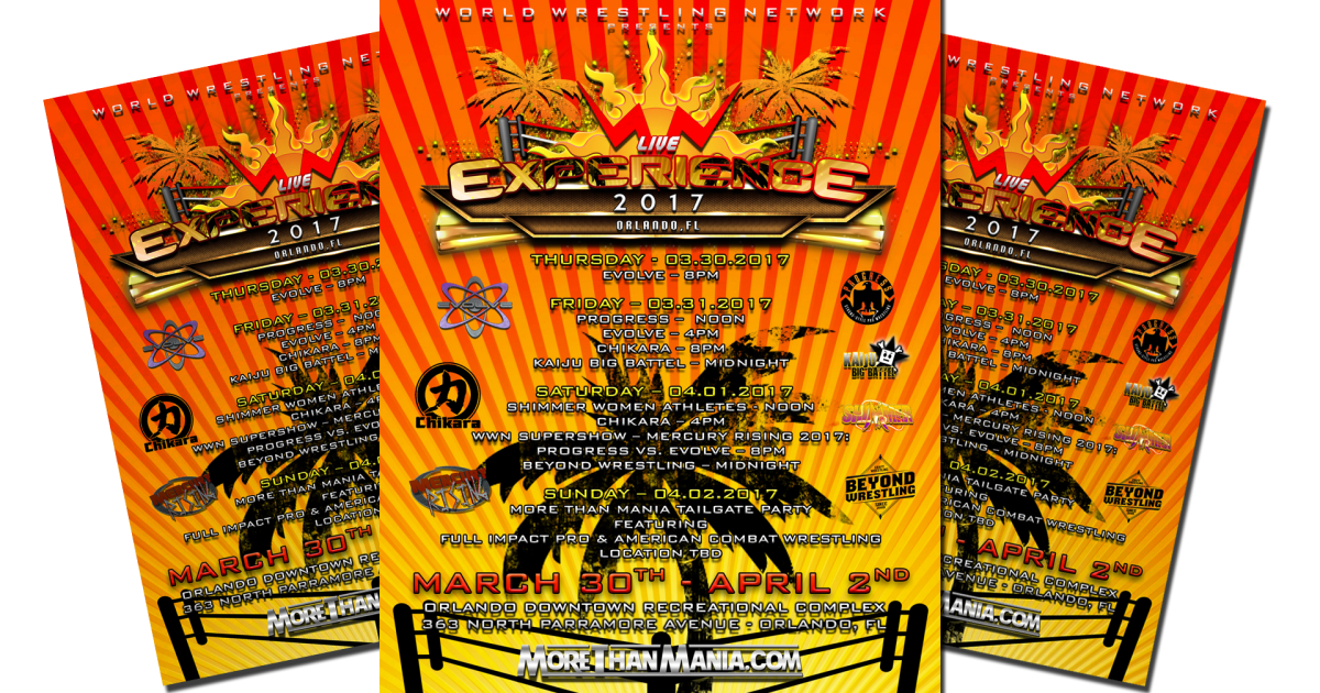 Complete Wrestlemania Weekend Schedule At WWNLive Experience - Wrestlezone
