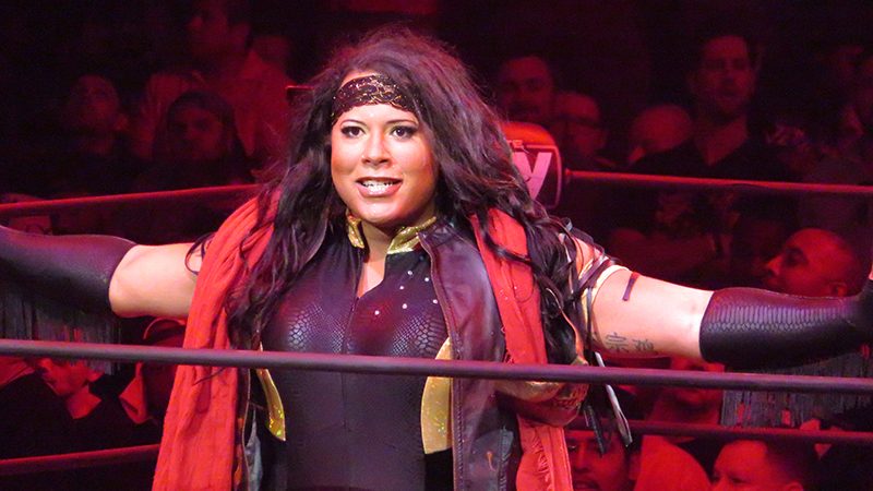 Watch Nyla Rose 'Attack' Fan Before AEW Dynamite (Video)