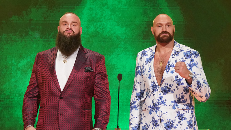Tyson Fury & Braun Strowman Form A Tag Team, Beat Up The B-Team