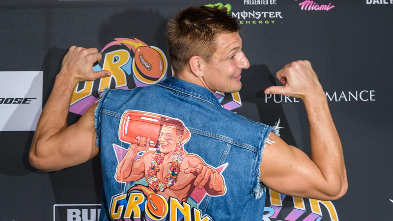 Rob Gronkowski Revealed As 'White Tiger' On Masked Singer
