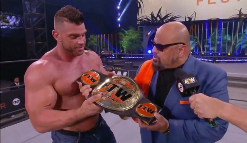 Taz Shows His 'FTW Flex' In Comparison To Brian Cage