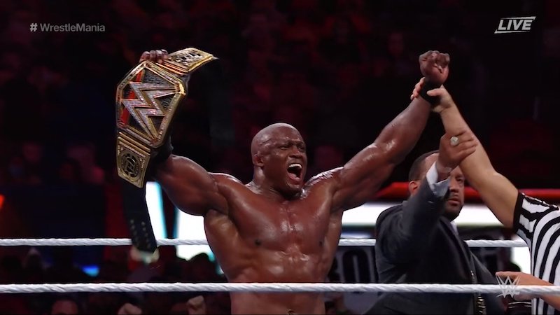 Bobby Lashley Beats Goldberg Via Ref Stoppage, Puts His Son In The Hurt ...