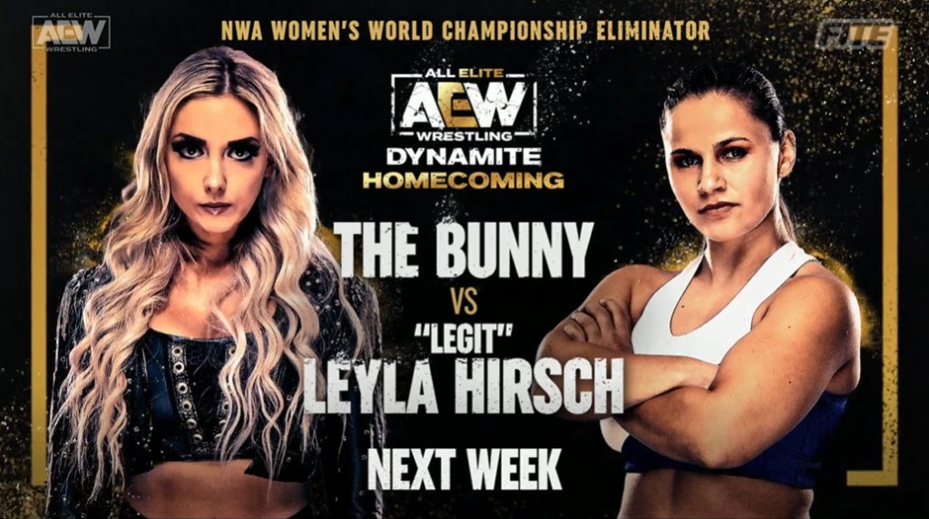 Winner Of Leyla Hirsch vs. The Bunny On 8/4 AEW Dynamite To Challenge ...