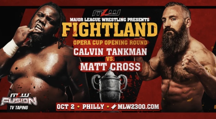 Calvin Tankman vs. Matt Cross Announced For Opera Cup First Round Match ...