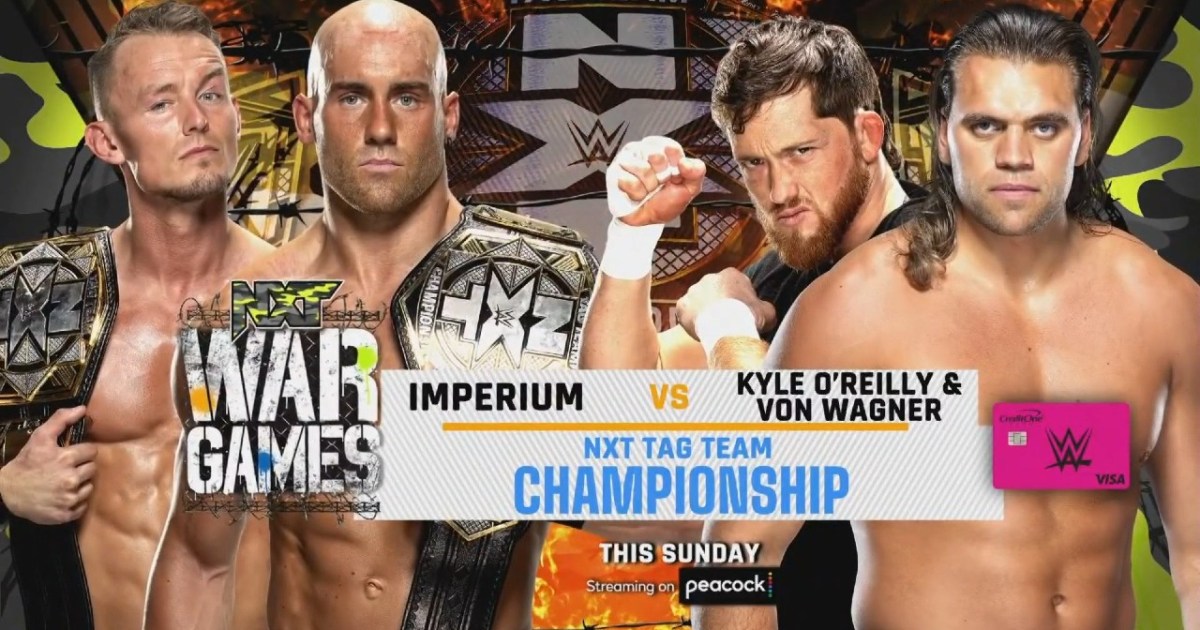 WWE NXT WarGames: NXT Tag Team Title Match Result