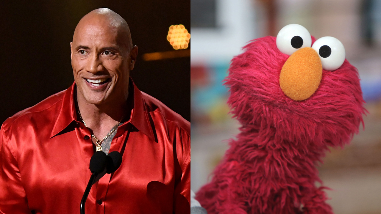 The Rock Tells Elmo He's Coming To Sesame Street To Kick Ass And Eat ...