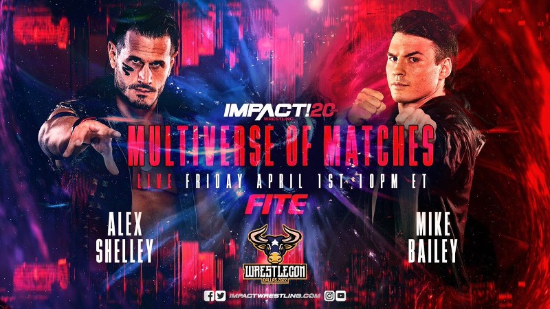 Alex Shelley vs. Mike Bailey Set For IMPACT Multiverse Of Matches