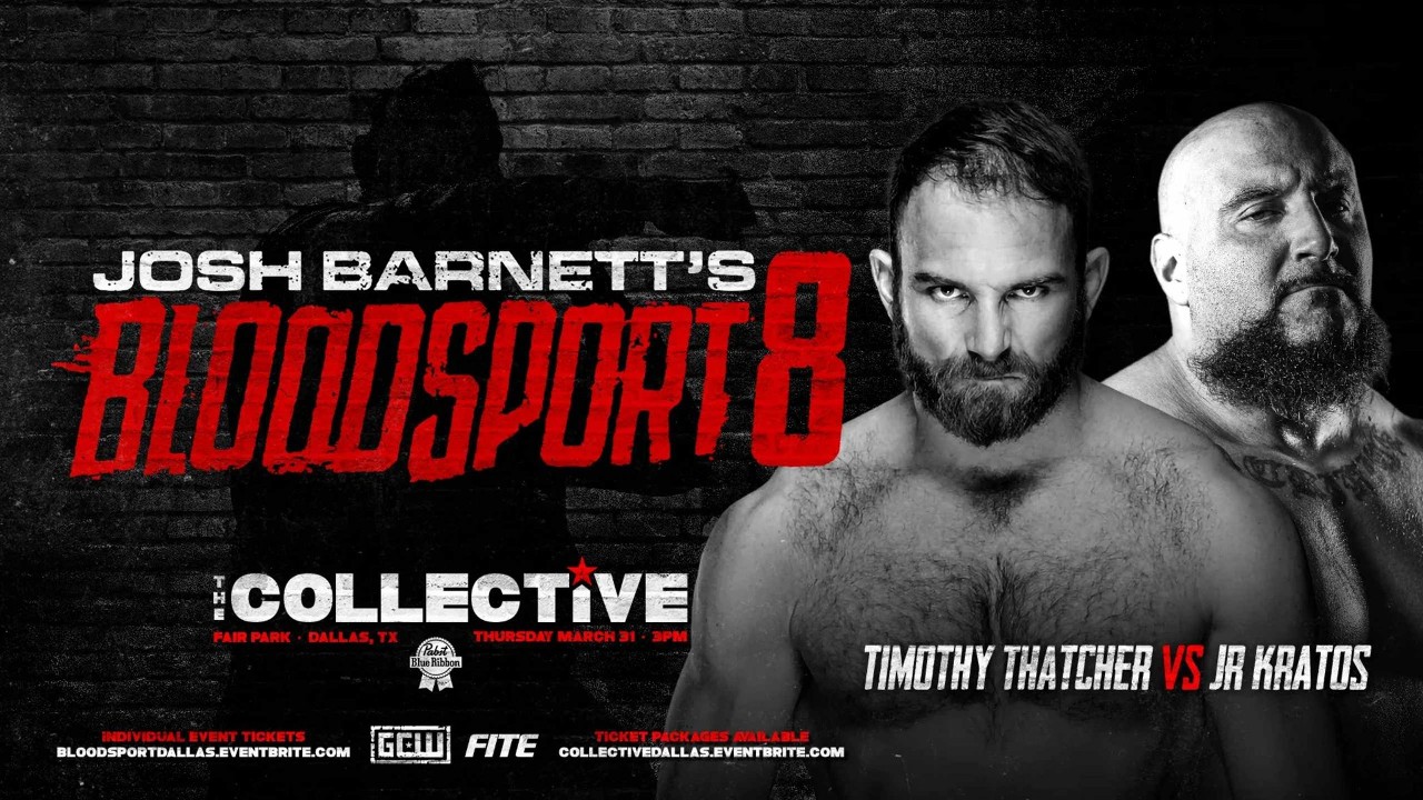 Timothy Thatcher vs. JR Kratos Set For GCW Josh Barnett's Bloodsport 8