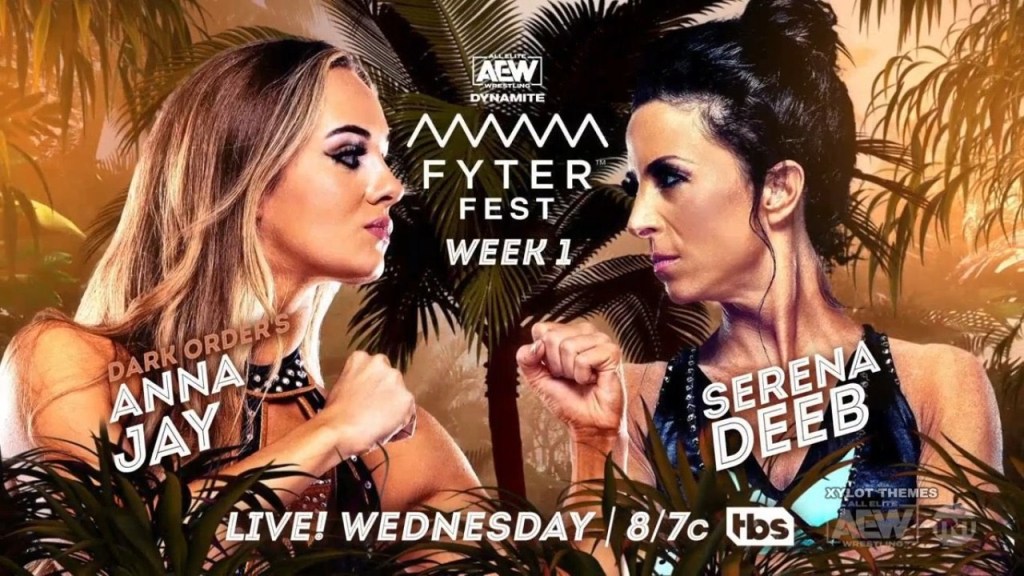 Anna Jay vs. Serena Deeb And More Set For 7/13 AEW Dynamite