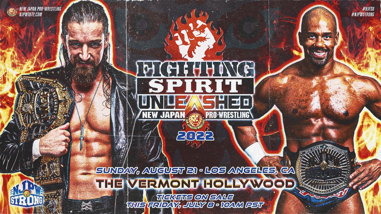 NJPW STRONG Fighting Spirit Unleashed Spoilers (Taped On 8/21)