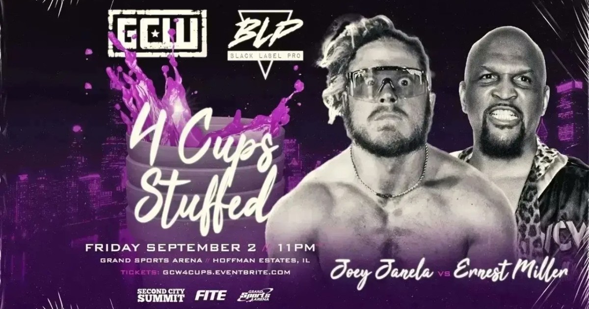GCW & Black Label Pro 4 Cups Stuffed Results (9/2): Joey Janela And ...
