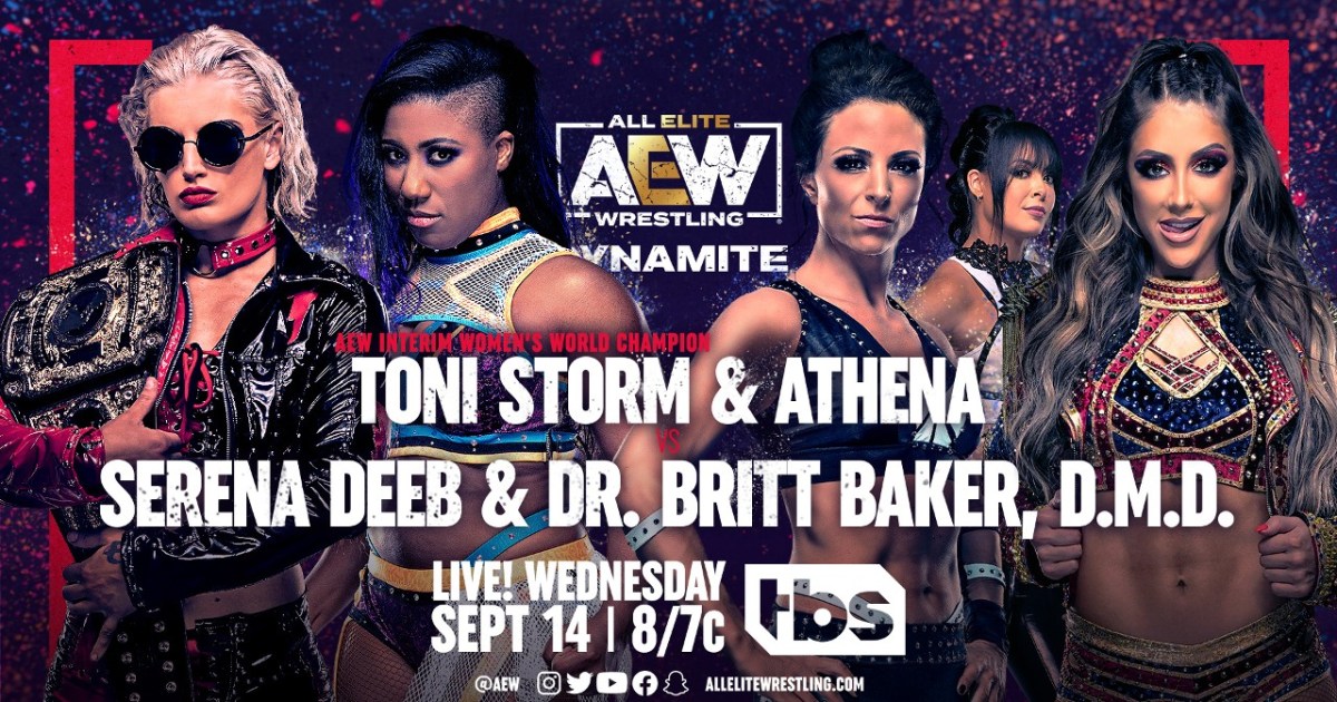 Change Made To Women's Tag Team Match On 9/14 AEW Dynamite