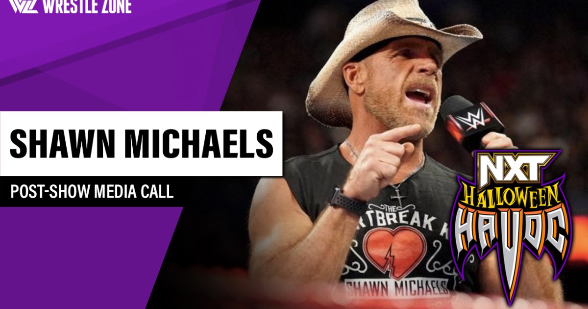 Shawn Michaels NXT Halloween Havoc Post-Show Media Call - Wrestlezone