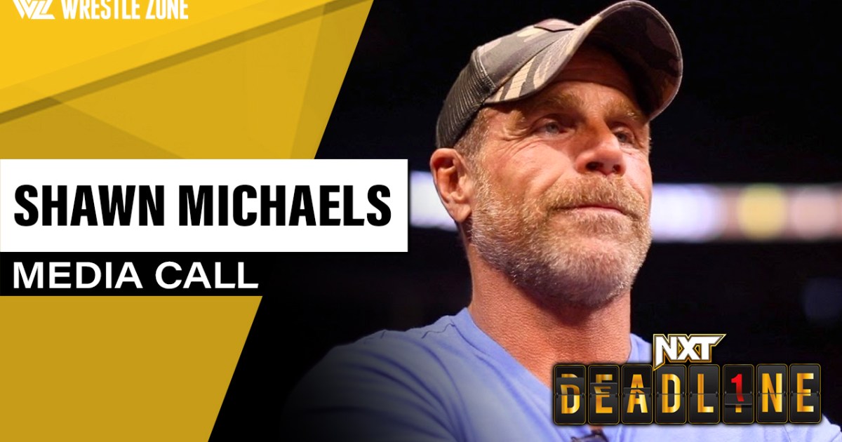 Shawn Michaels NXT Deadline Post Show Media Call