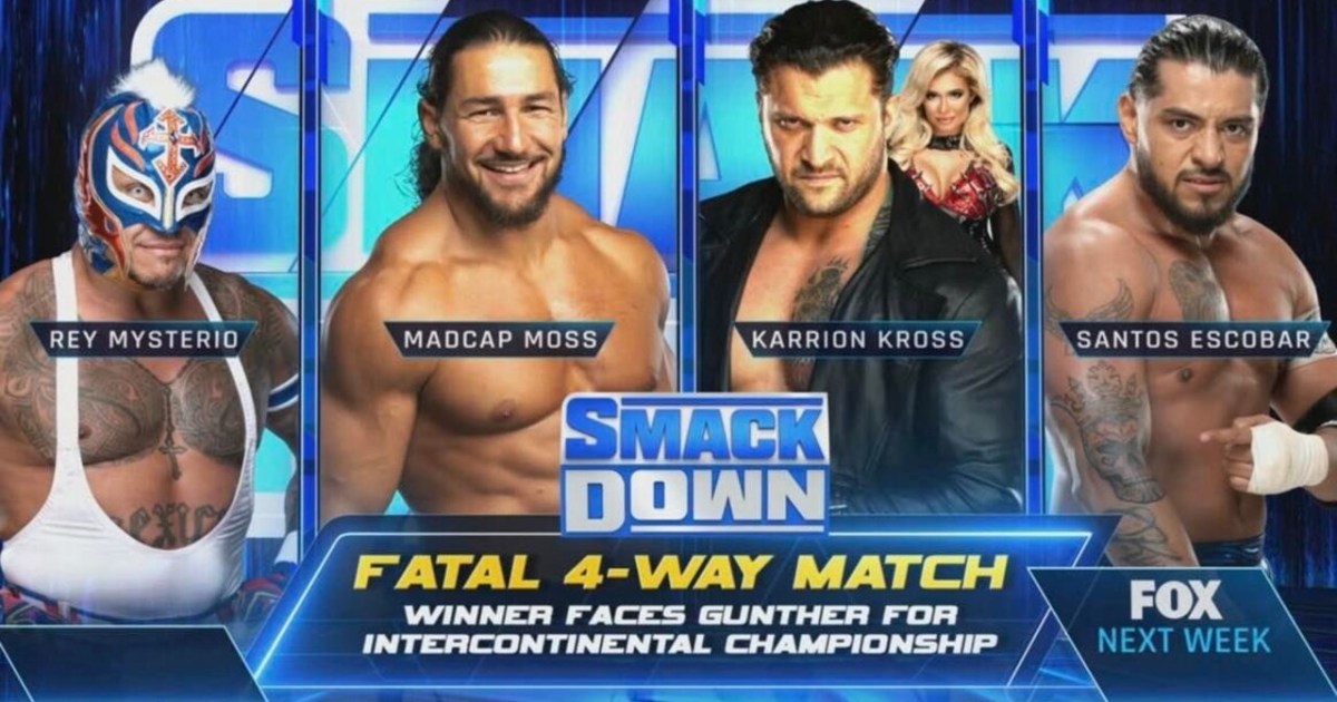 Four-Way Match For IC Title Shot Set For 2/10 WWE SmackDown