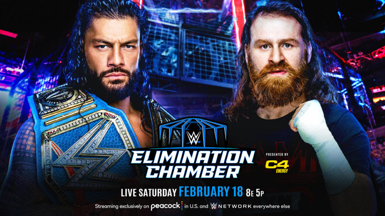 WWE Elimination Chamber: Roman Reigns vs. Sami Zayn Result