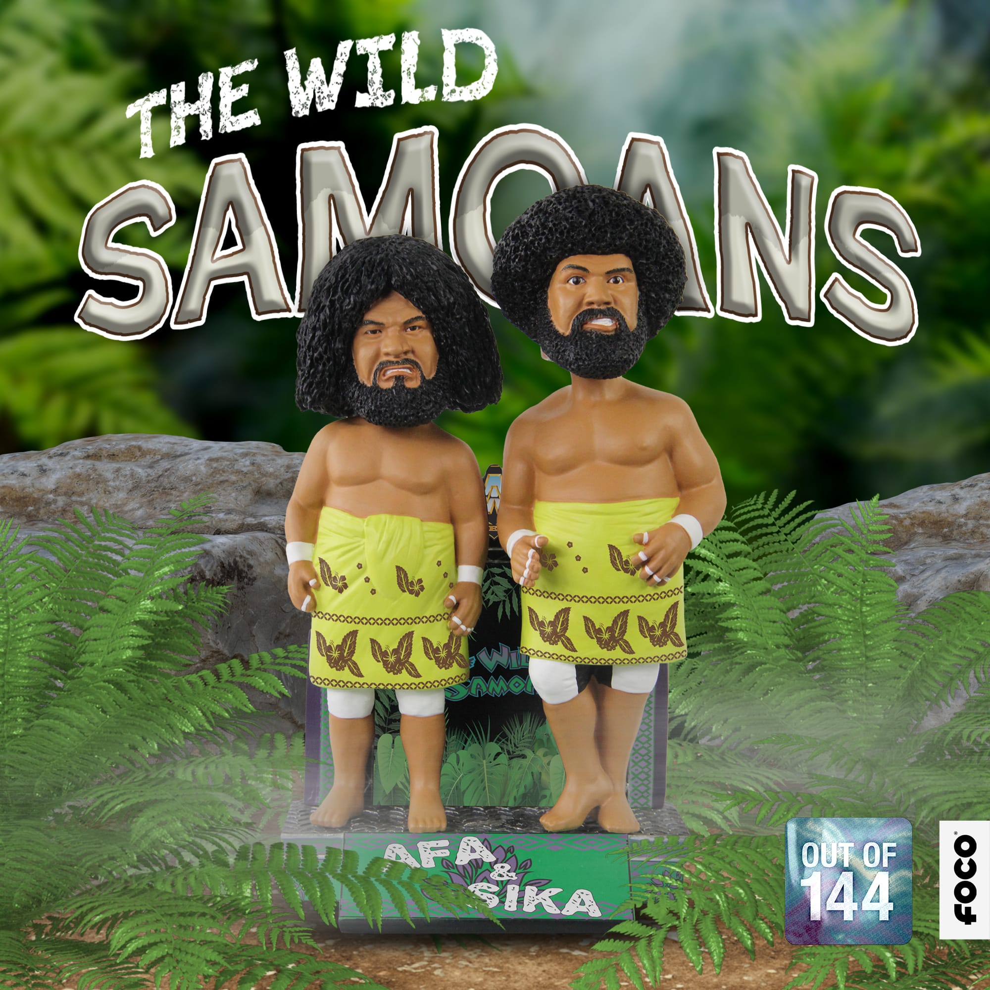 FOCO WWE Roman Reigns & Cody Rhodes, Wild Samoans Bobbleheads Up For ...