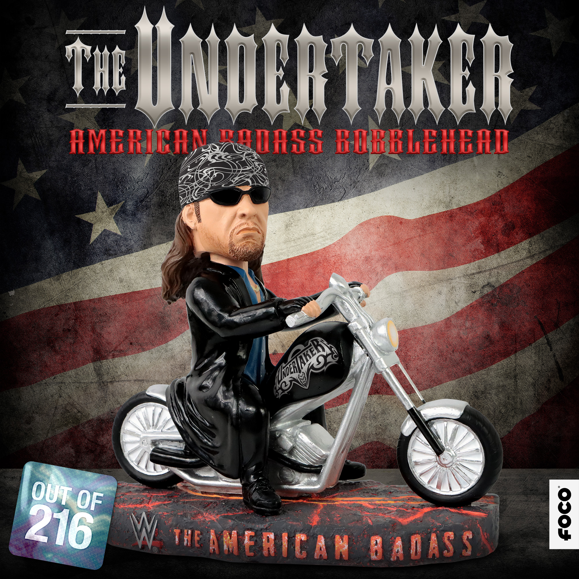 FOCO WWE Limited Undertaker, Bigheads John Cena and Brock Lesnar ...