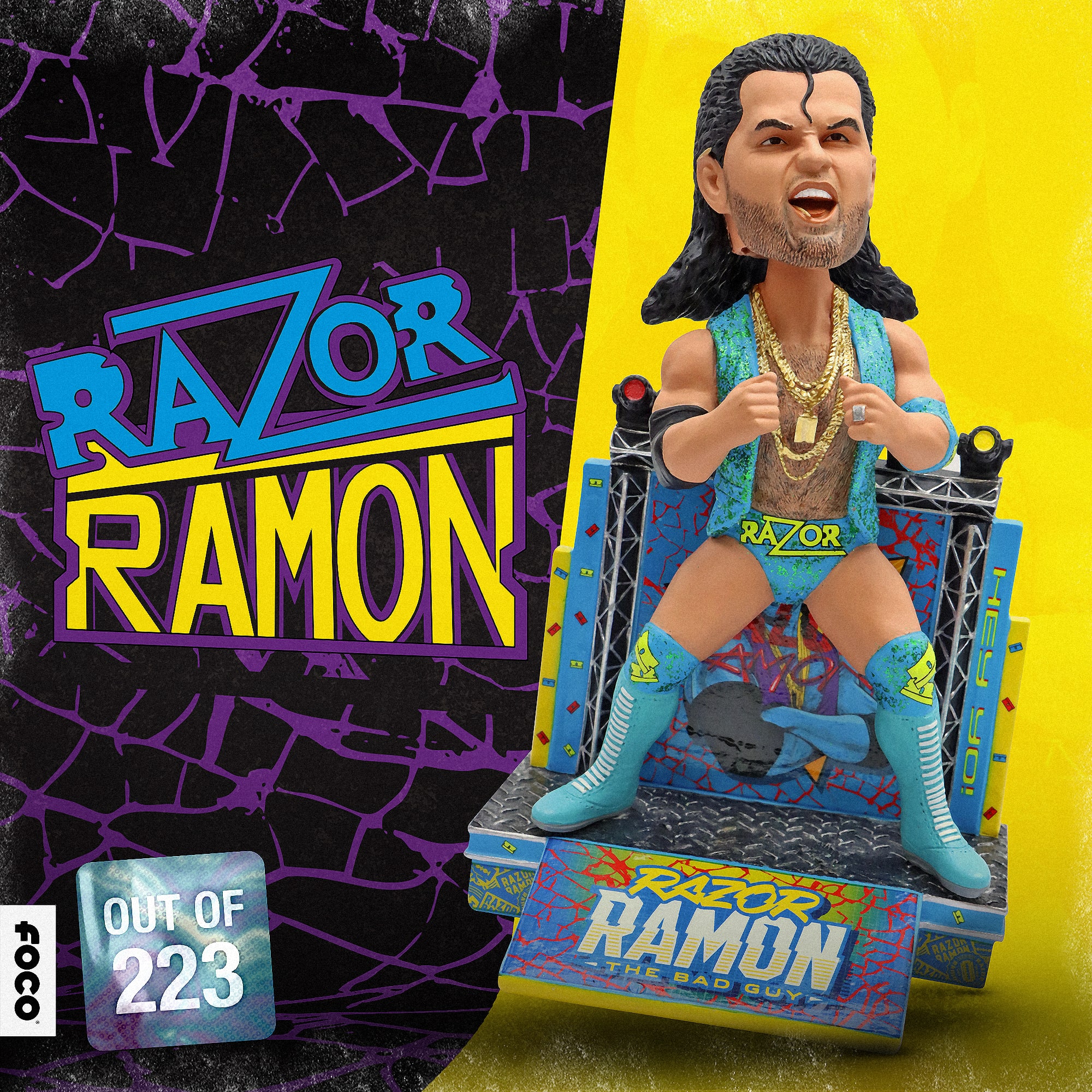 FOCO WWE Razor Ramon Limited Bobblehead Up For Pre-Order (Photos ...