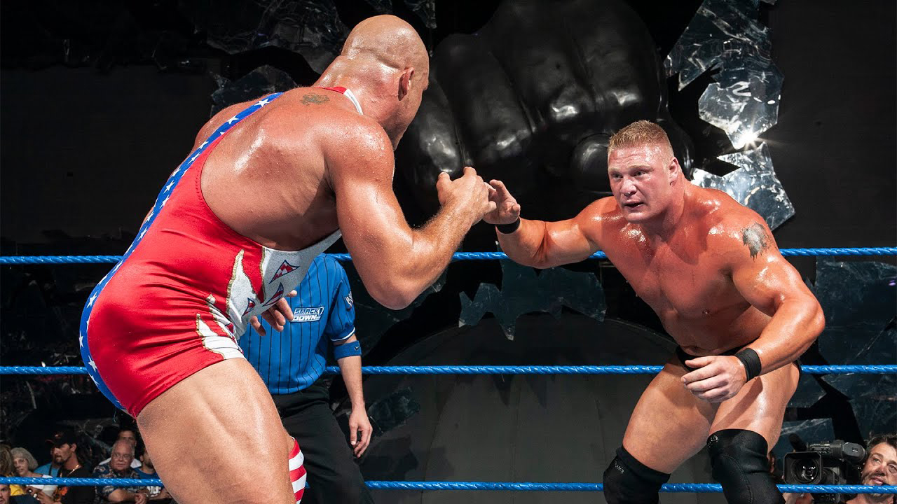 Kurt Angle Talks Legitimate Wrestling Match Against Brock Lesnar