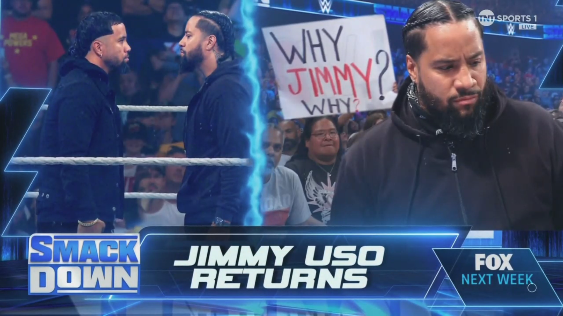 Jimmy Uso Returns, More Set For 8/25 WWE SmackDown