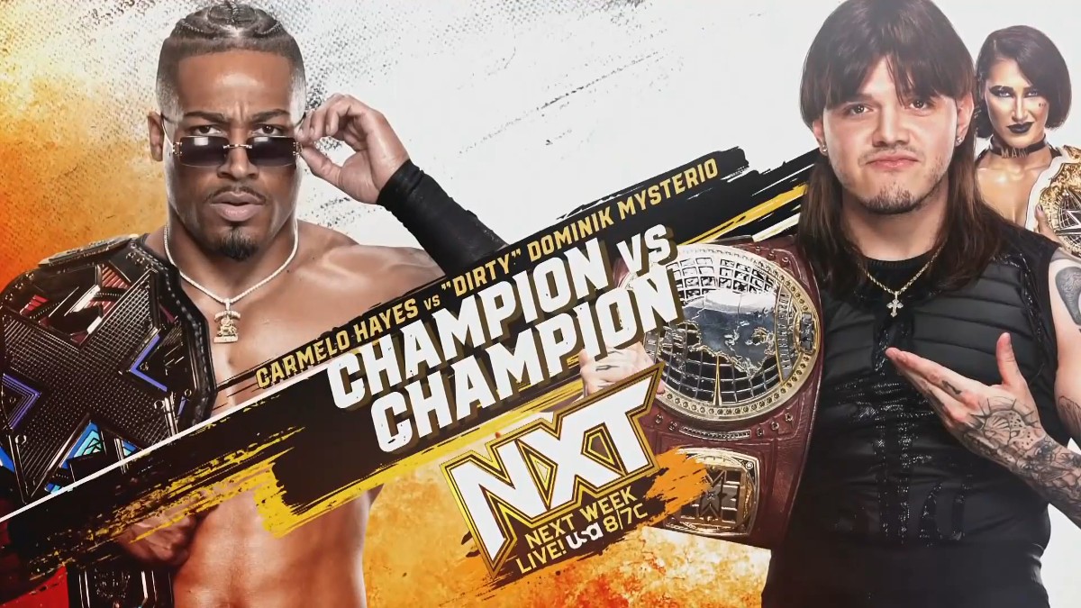 Carmelo Hayes vs. Dominik Mysterio Set For 9/19 WWE NXT