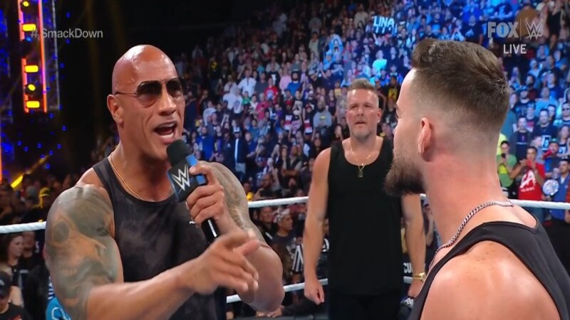 Pat McAfee Reflects On Sharing The Ring With The Rock On WWE SmackDown