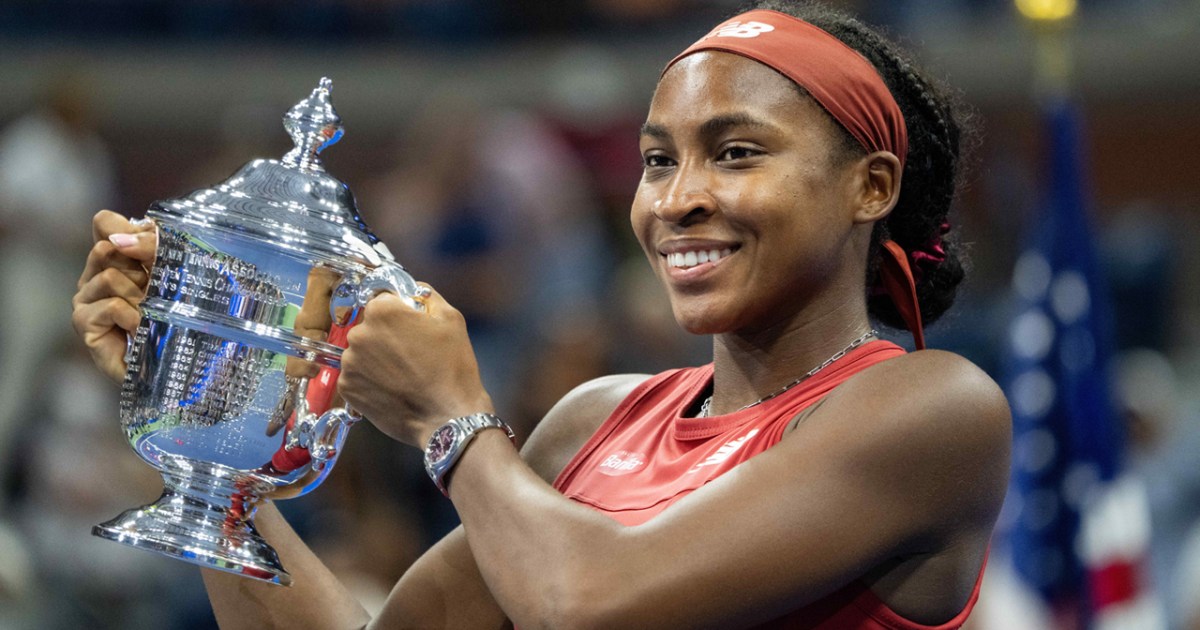 Coco Gauff Celebrates Her U.S. Open Title Win With The WWE Championship ...