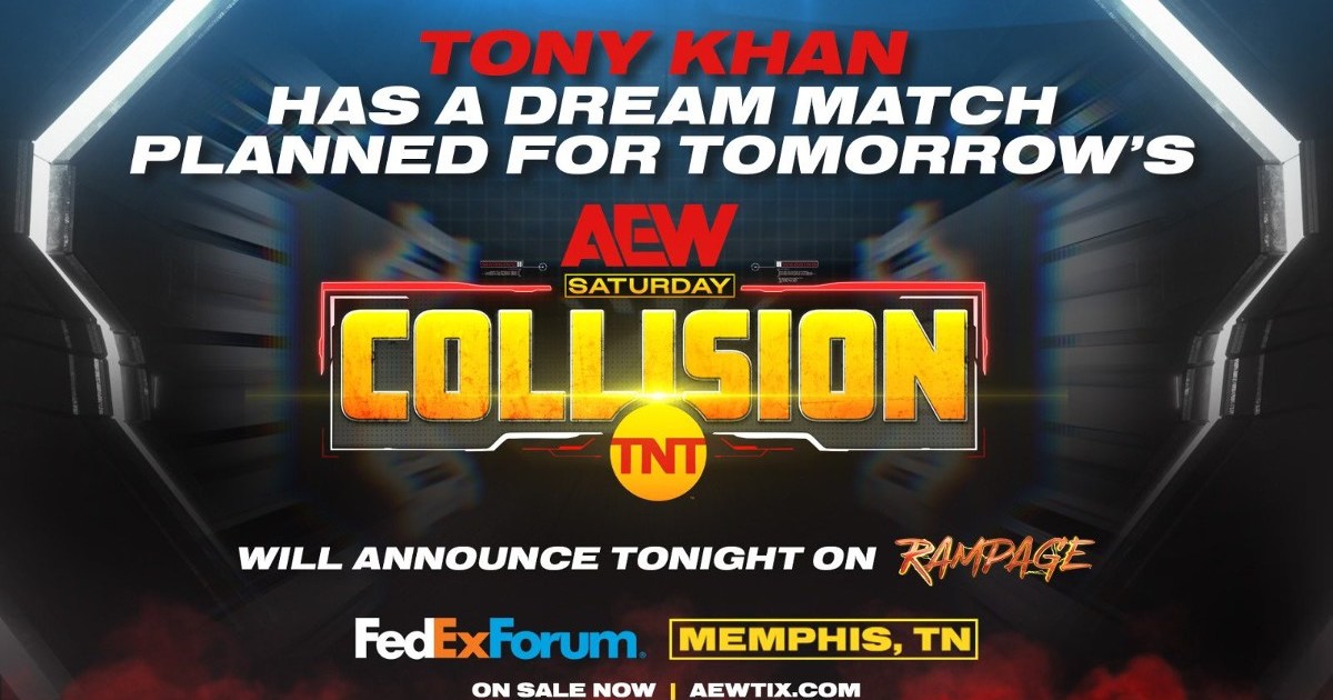 Tony Khan To Announce 'Dream Match' For 10/21 AEW Collision