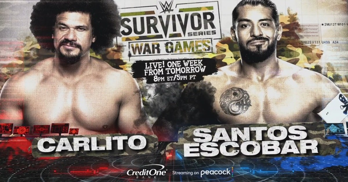 Carlito vs. Santos Escobar Set For WWE Survivor Series - Wrestlezone