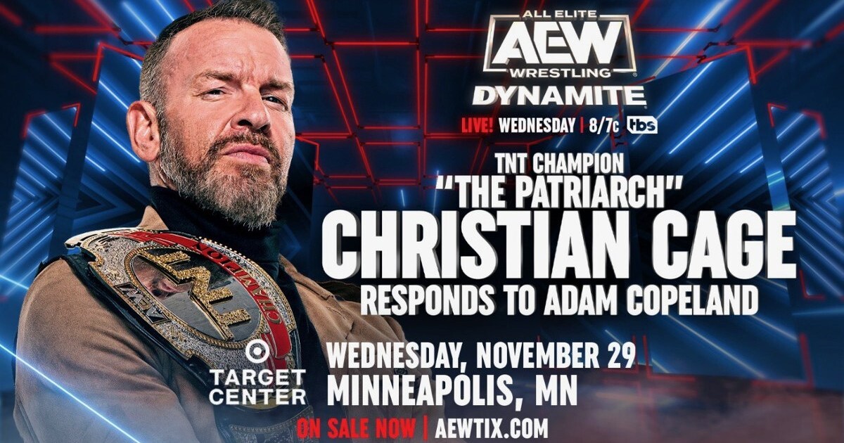 Christian Cage To Respond To Adam Copeland On 11/29 AEW Dynamite ...