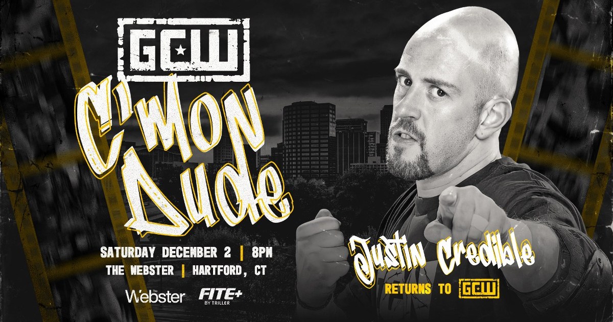 Justin Credible Announced For GCW C'Mon Dude
