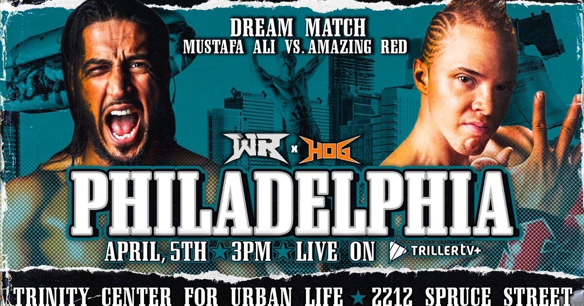 Mustafa Ali vs. Amazing Red Set For Wrestling REVOLVER Event