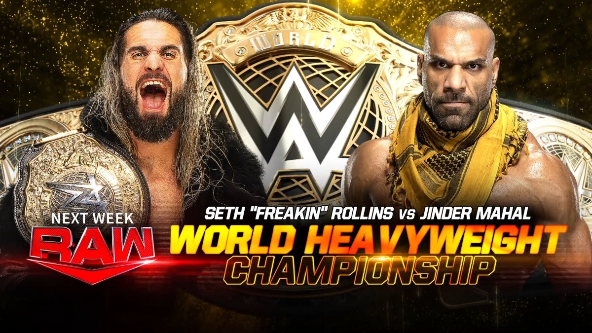 World Heavyweight Title Match, More Set For 1/15 WWE RAW