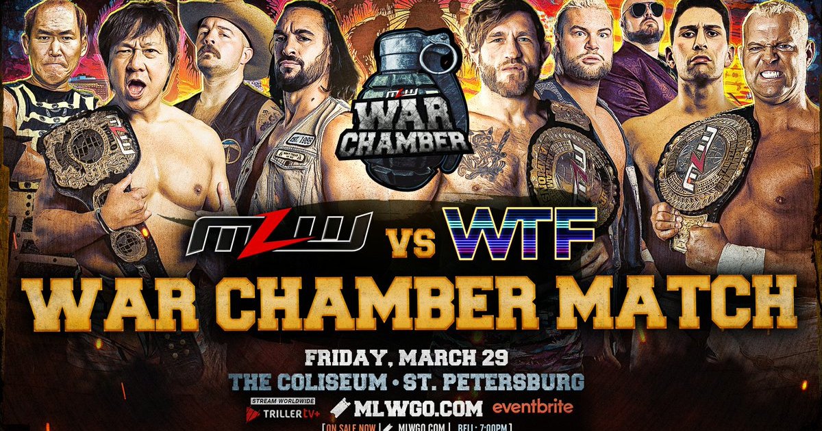 MLW Announces 2024 War Chamber Match - Wrestlezone