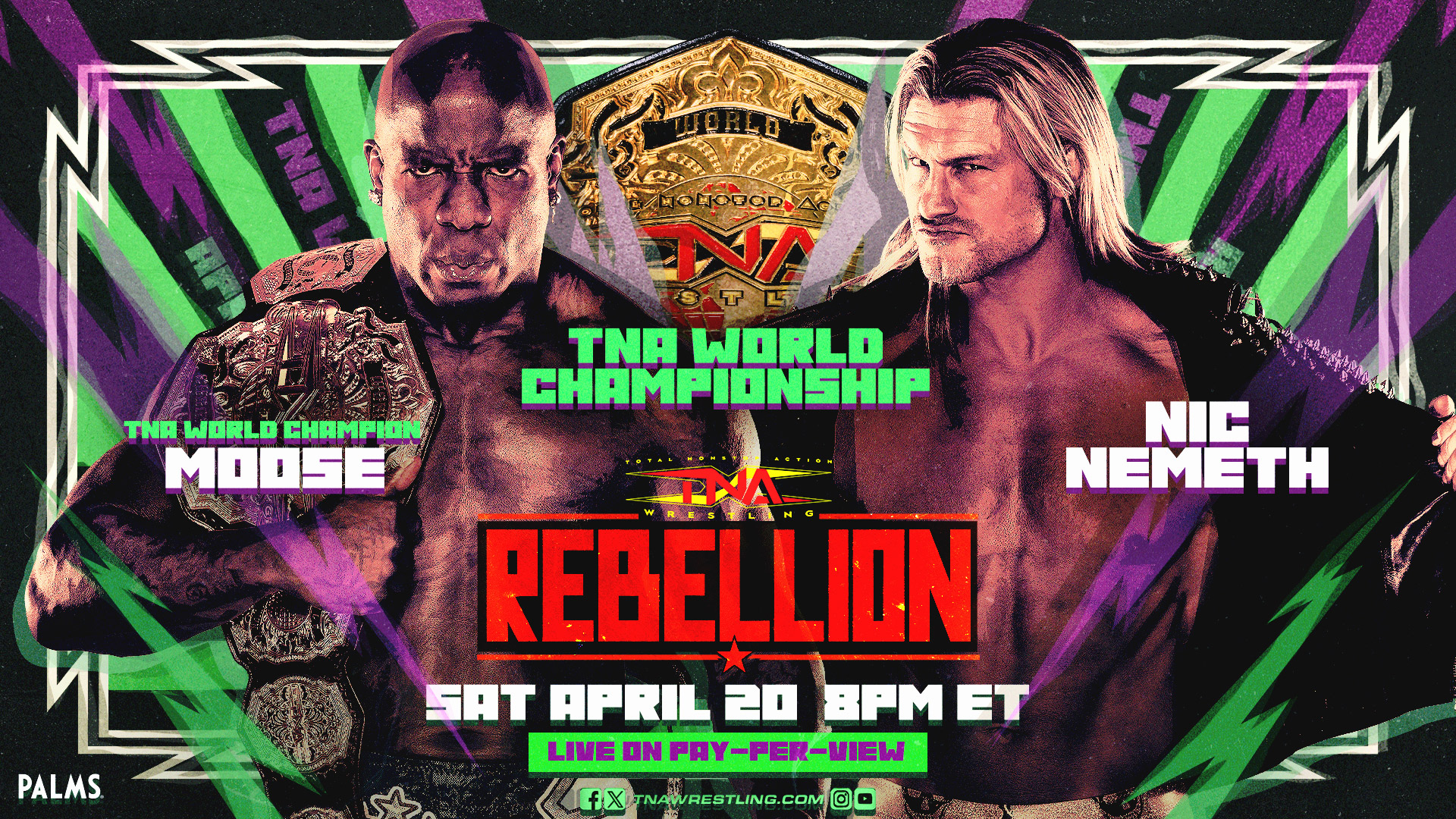 Nic Nemeth vs. Moose, Tag Title Match Set For TNA Rebellion PPV ...