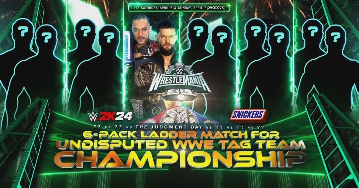6-Pack Ladder Match For WWE Tag Team Titles Announced For WrestleMania 40