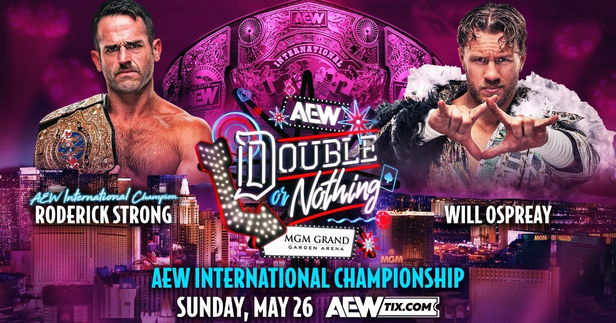 AEW International Title Match Set For AEW Double Or Nothing - Wrestlezone