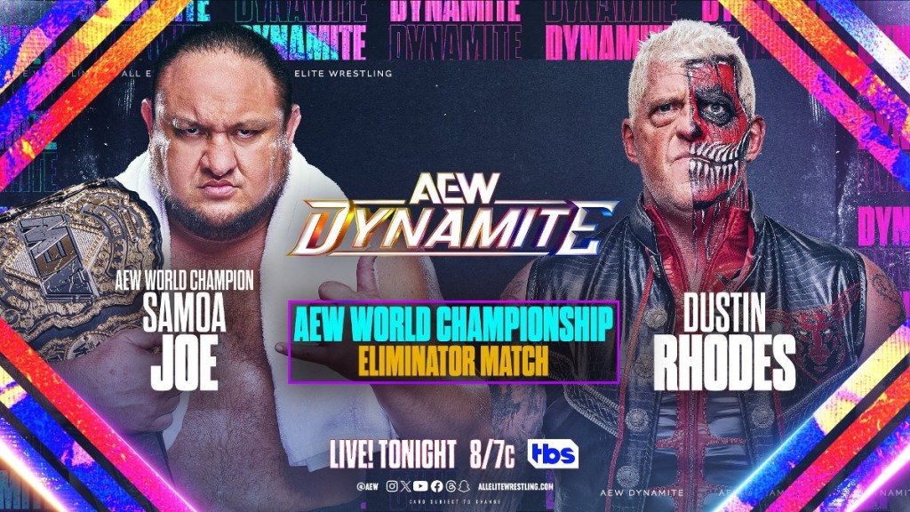 AEW Dynamite Results (4/10/24): Samoa Joe vs. Dustin Rhodes, All In ...