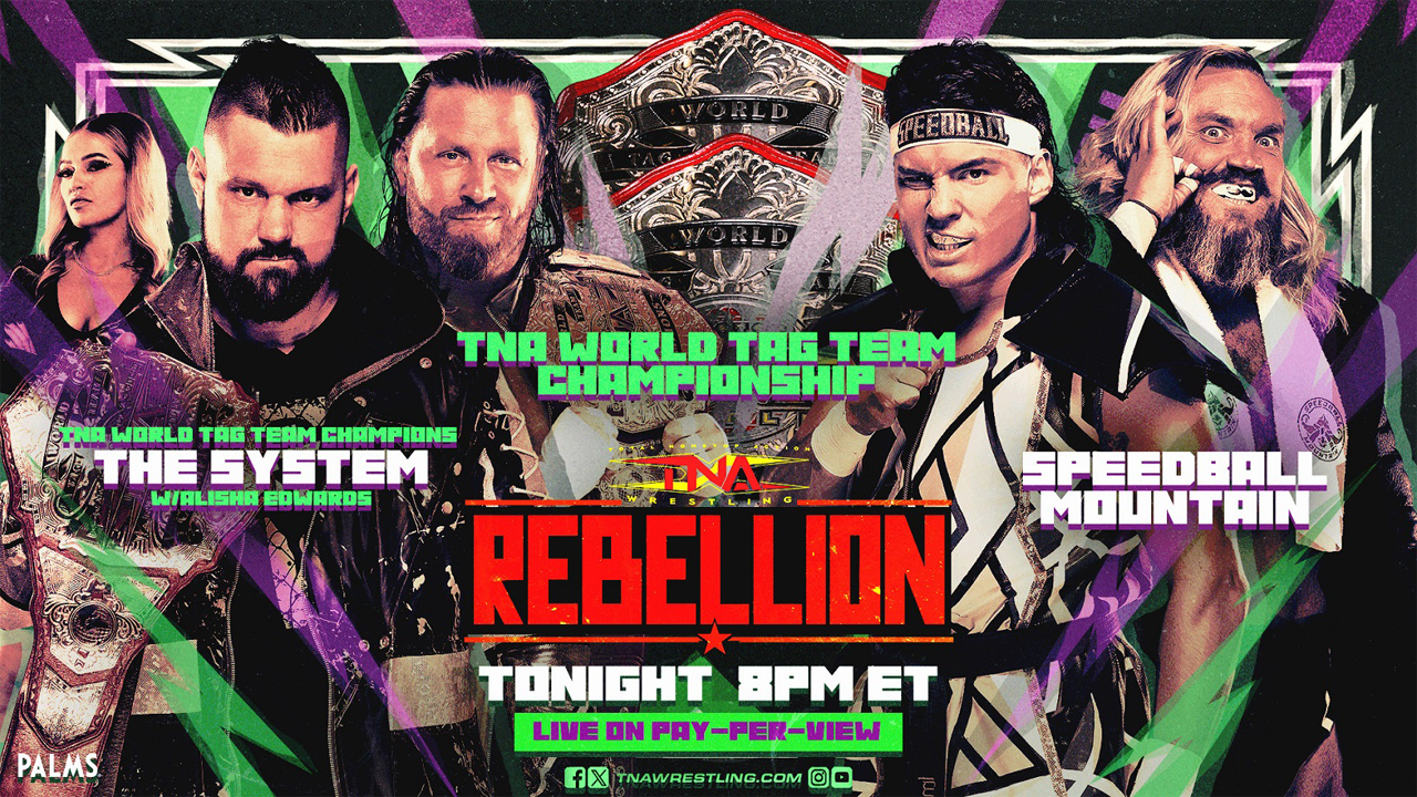 TNA Rebellion: The System vs. Speedball Mountain Result