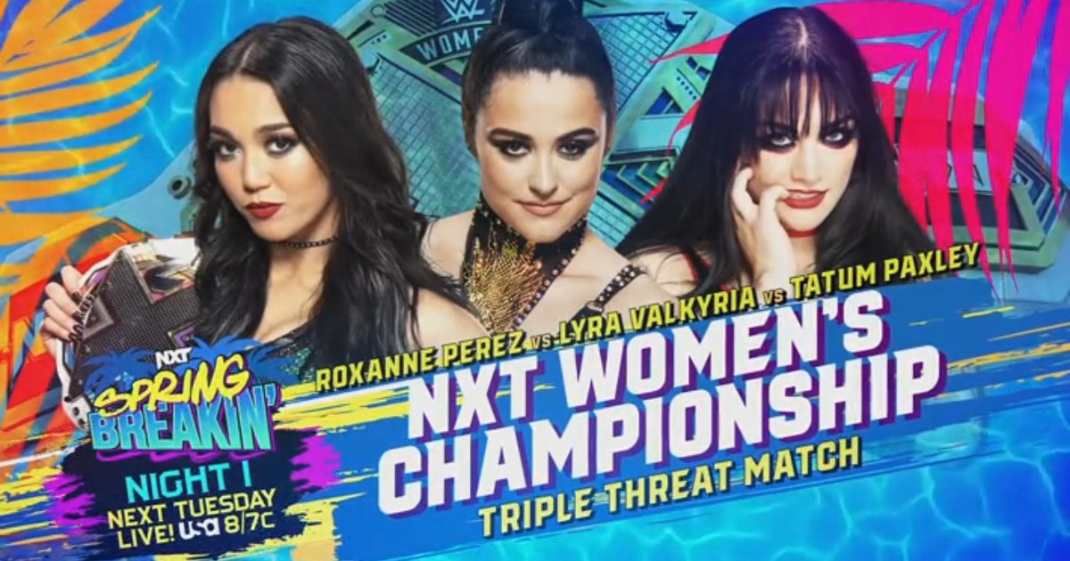 NXT Women's Title Match, Beach Brawl, More Set For NXT Spring Breakin ...