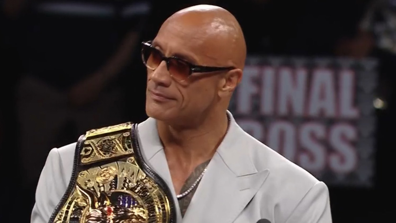The Rock Receives The People's Championship From Muhammad Ali's Widow ...
