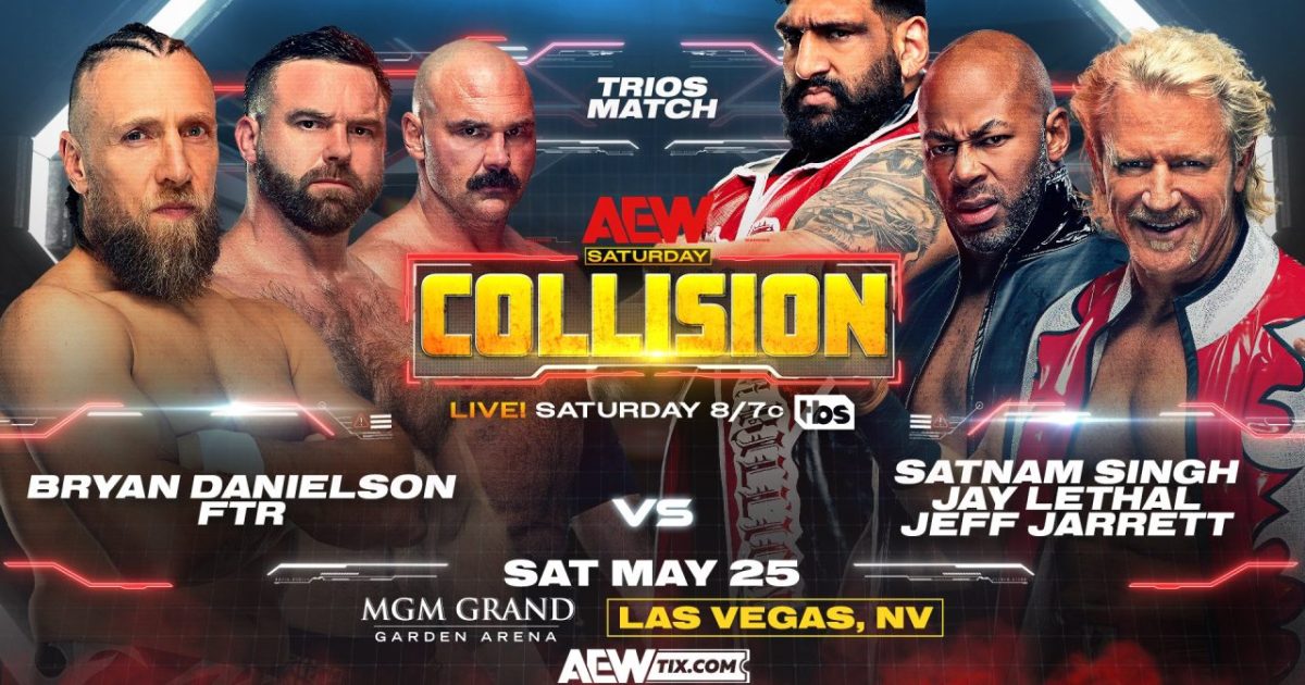 AEW Collision Results (5/25/24): Bryan Danielson And FTR Take On Jeff ...