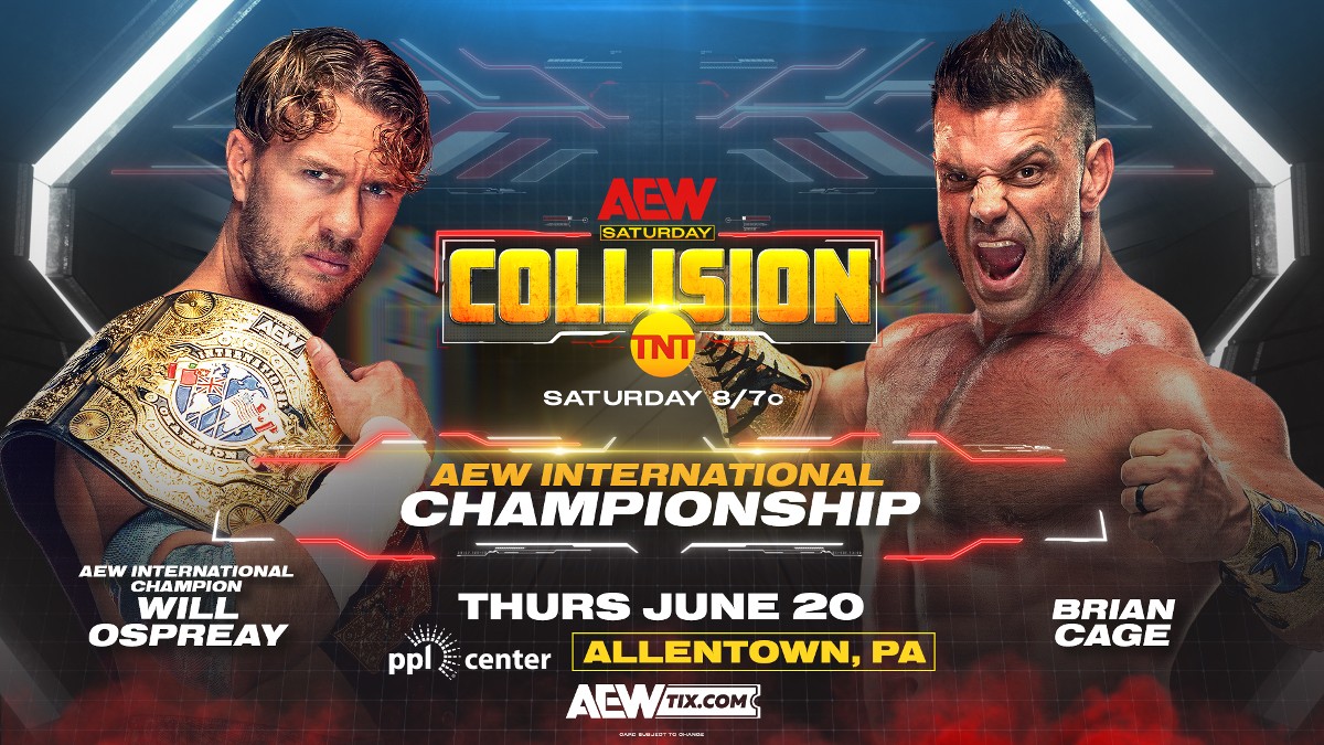 AEW International Title Match Added To 6/22 AEW Collision