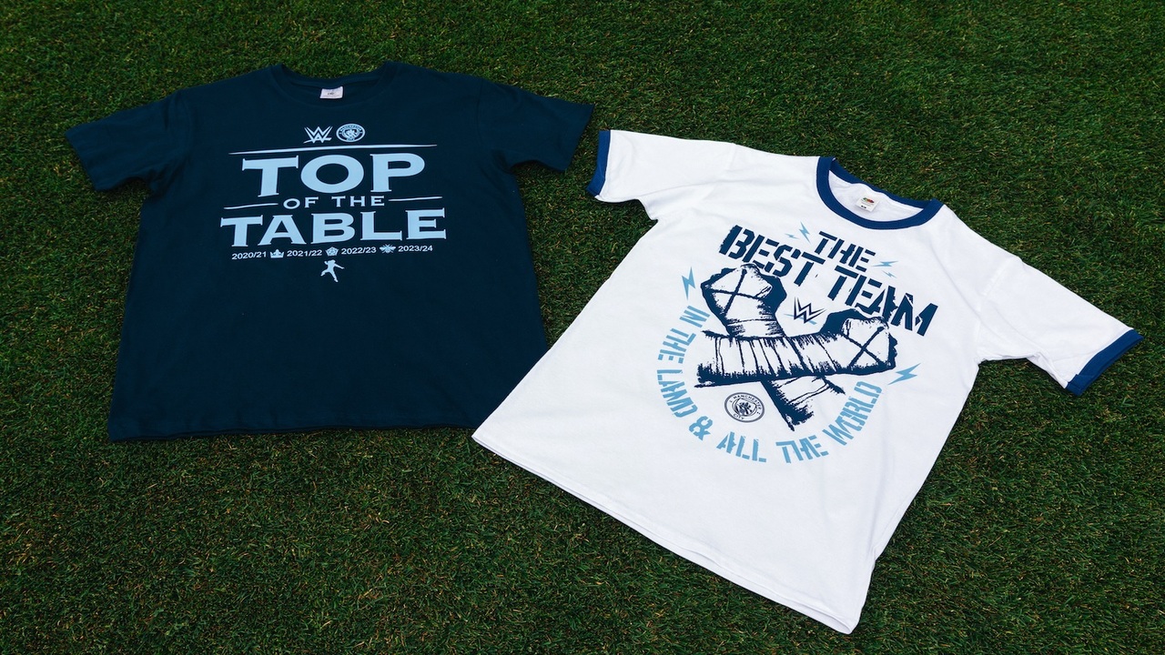WWE And Manchester City Launch Exclusive Merchandise Collab