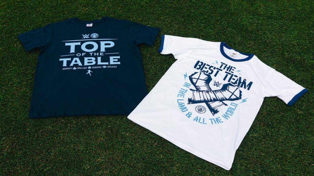 WWE And Manchester City Launch Exclusive Merchandise Collab