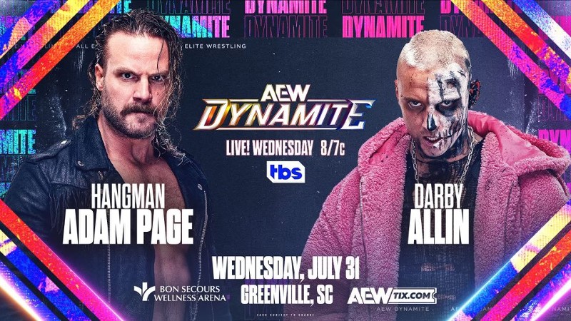 Darby Allin vs. Hangman Page Added To 7/31 AEW Dynamite
