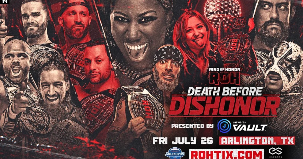 Ring Of Honor Announces Two Major Title Matches for Death Before ...